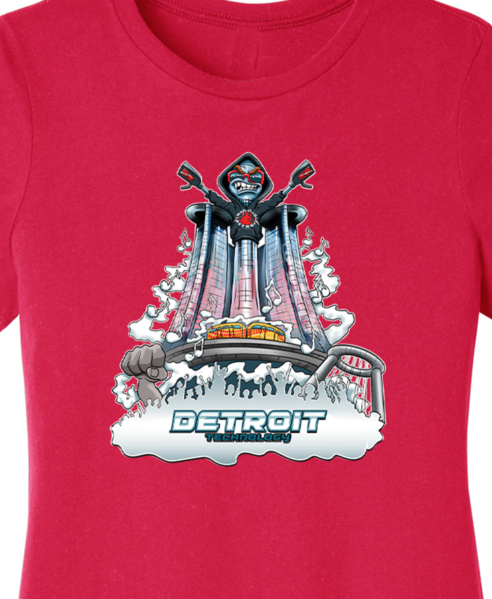 Ladies DJ Ren Cen Shirt – Made In Detroit