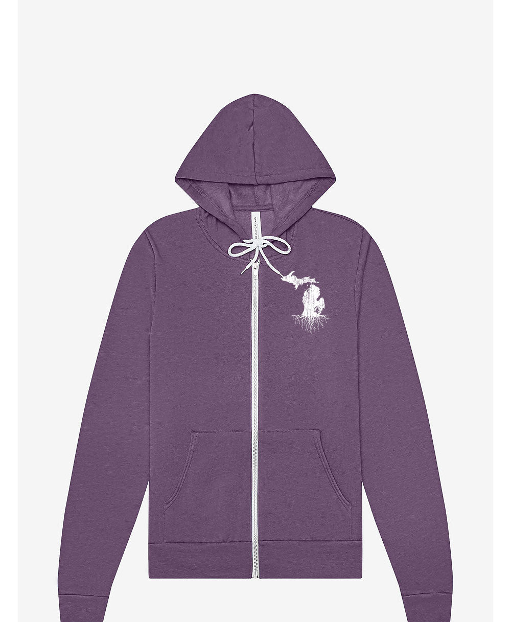 Michigan Roots Zip Up Fleece