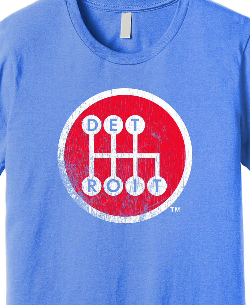 Heather Royal Shifter Shirt – Made In Detroit
