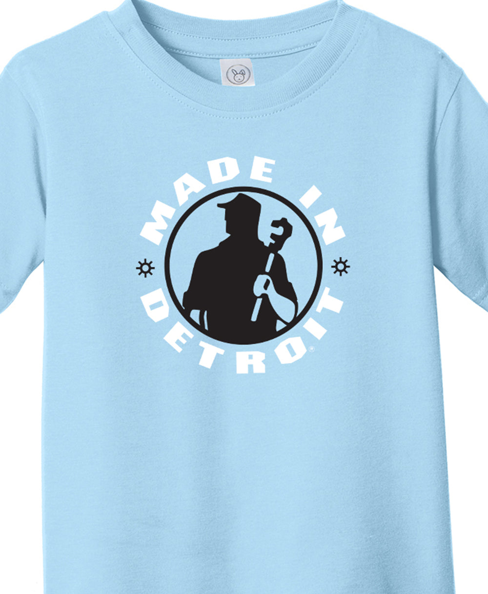 Toddler MID Light Blue Shirt – Made In Detroit