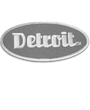 Detroit Oval Patches