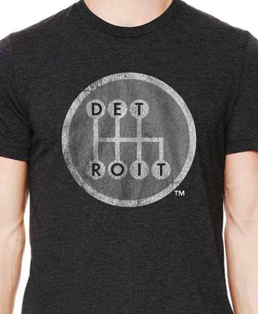 Shifter Dark Heather Grey Shirt – Made In Detroit
