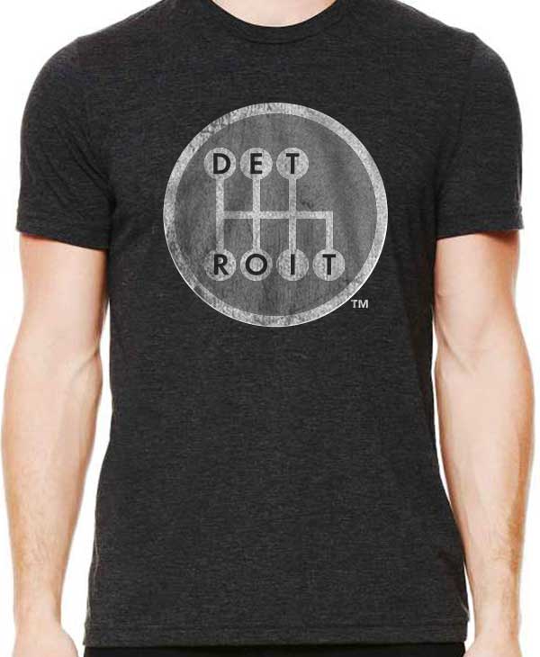 Shifter Dark Heather Grey Shirt – Made In Detroit