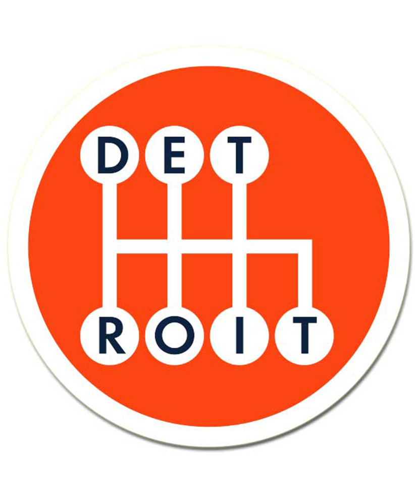 Shifter 4" Stickers – Made In Detroit